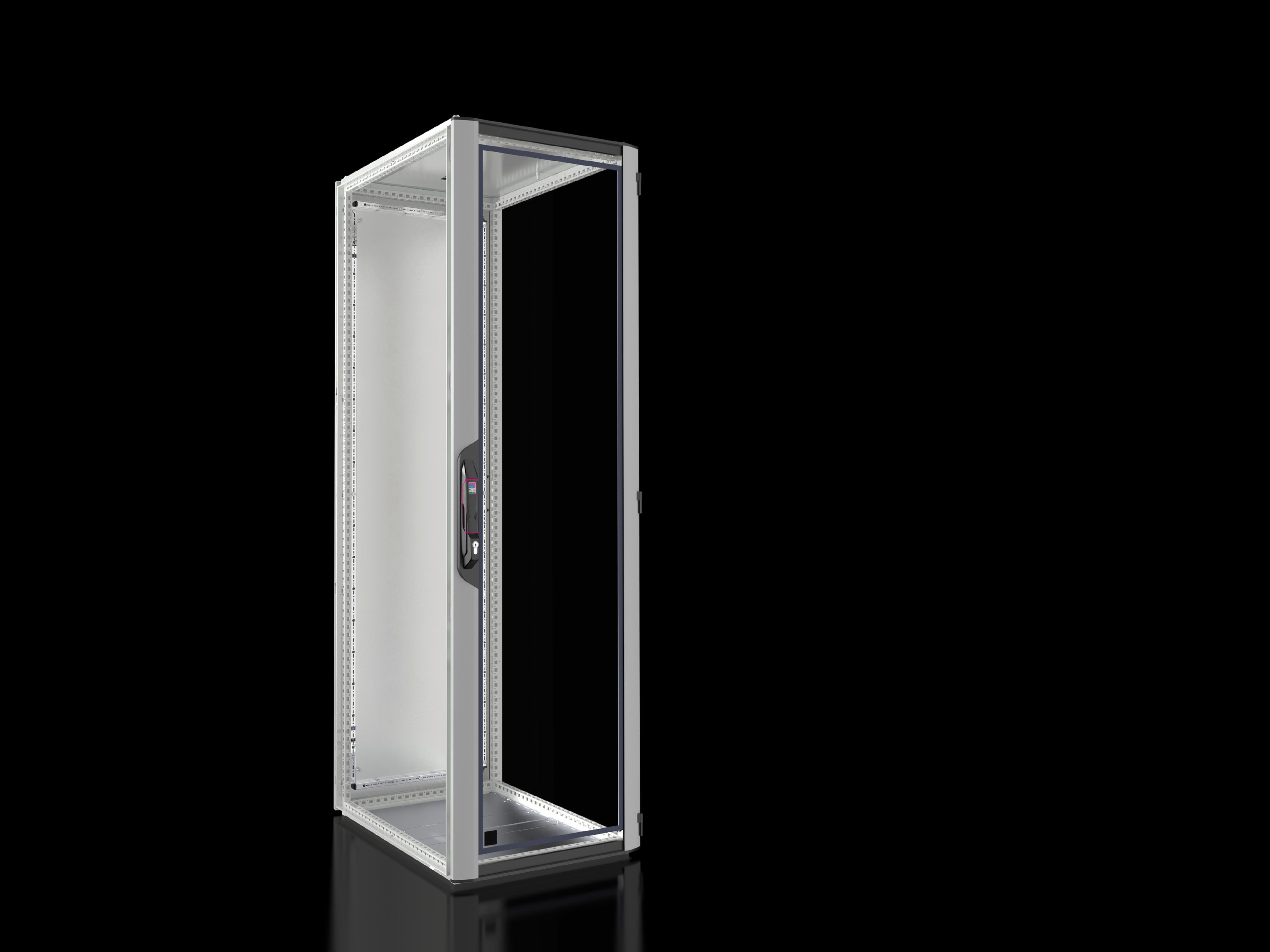 Network/server rack VX IT with glazed door, IP 55, empty enclosure ...